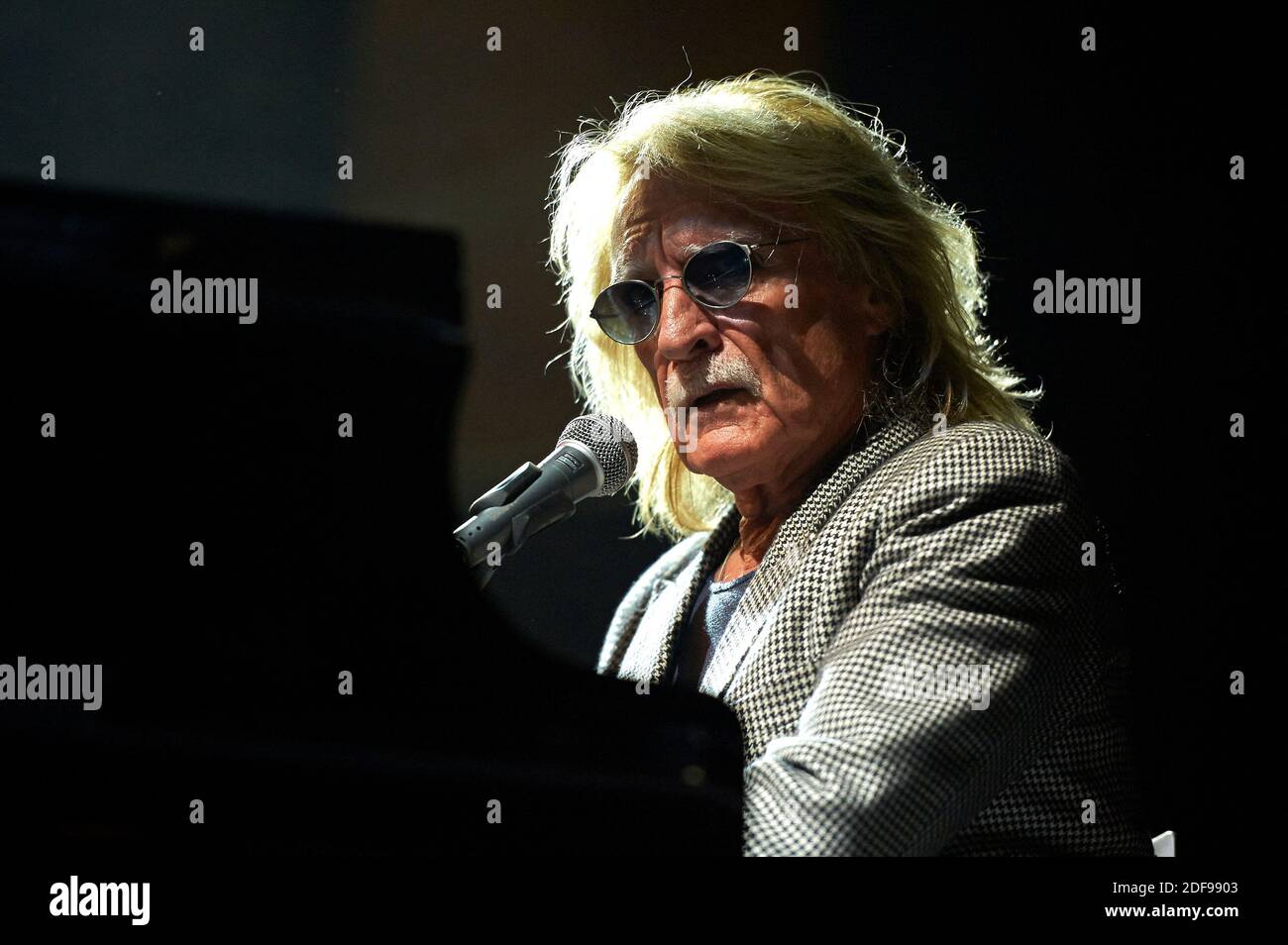 File photo dated December 13, 2013 of singer Christophe performing for ...