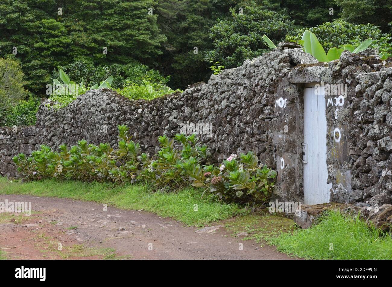 Traditional architecture in Graciosa island, Azores archipelago ...