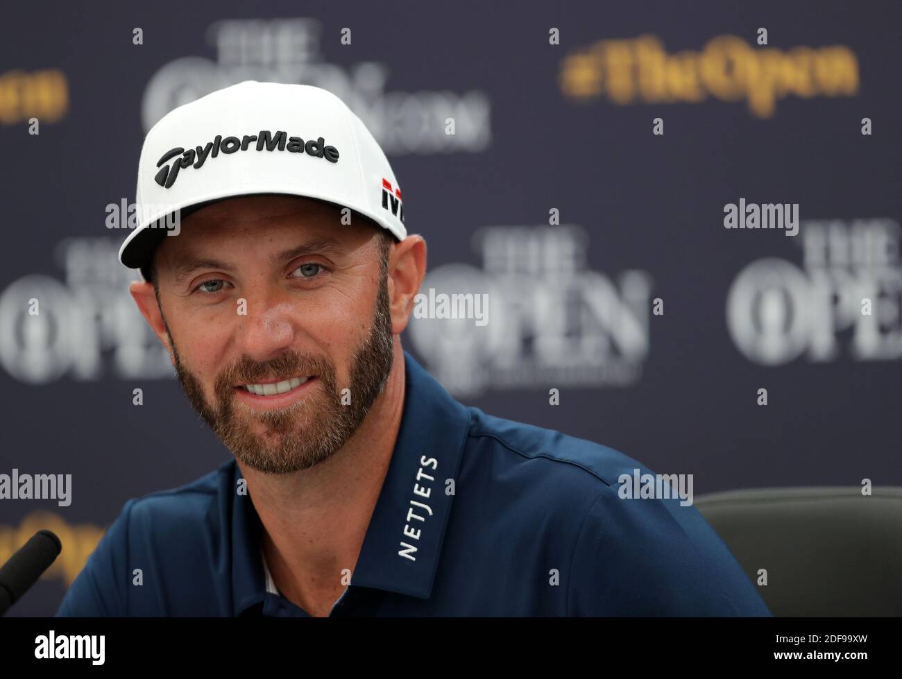 File photo dated 16-07-2019 of Dustin Johnson Stock Photo - Alamy