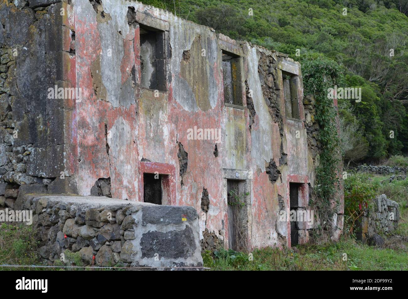 Traditional architecture in Graciosa island, Azores archipelago ...