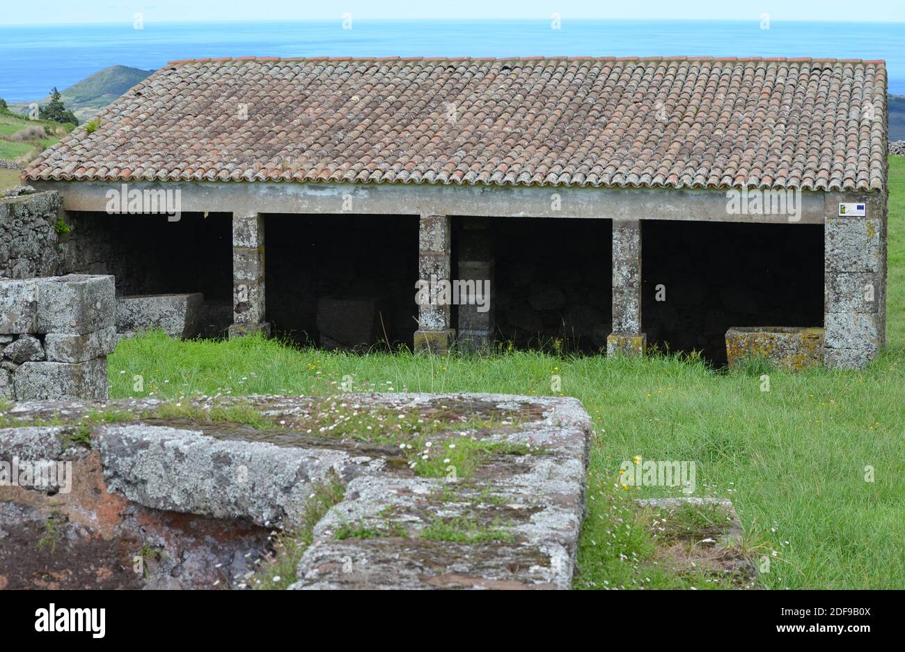 Traditional architecture in Graciosa island, Azores archipelago ...