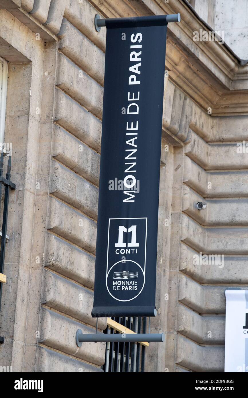 A shop sign of Money of Paris ( Monnaie de Paris ) on April 20, 2020 in ...