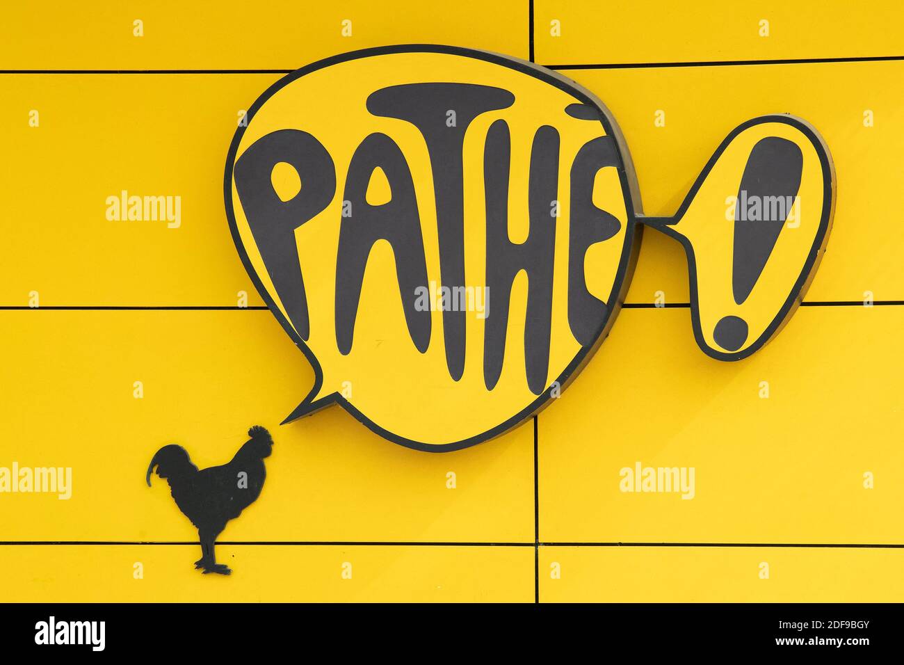 A shop sign of Pathe on April 20, 2020 in Paris, France. Photo by David ...