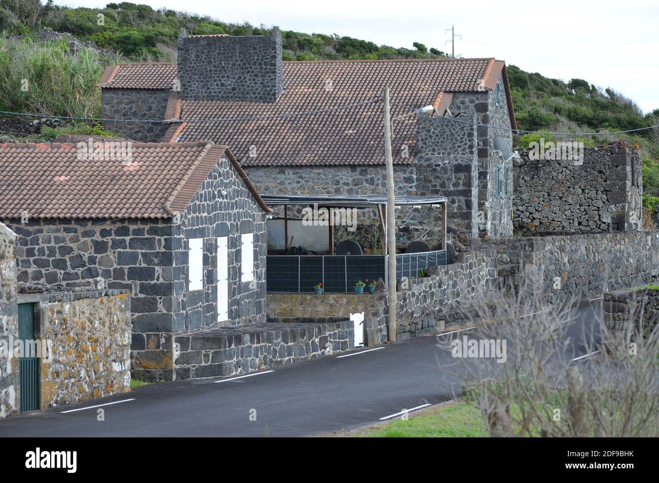 Traditional architecture in Graciosa island, Azores archipelago ...