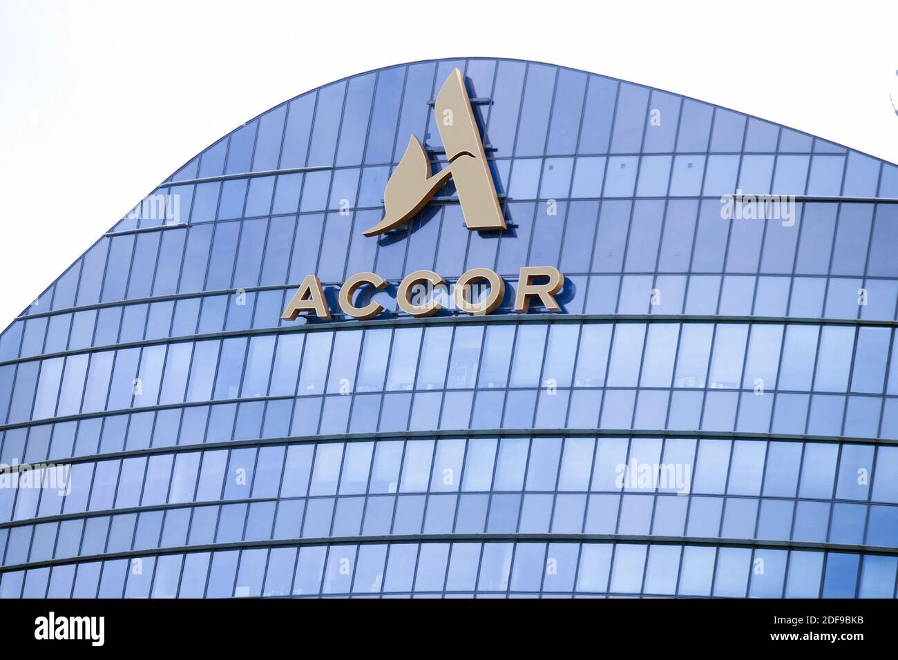 Building of Accor on April 21, 2020 in Paris, France. Photo by David ...