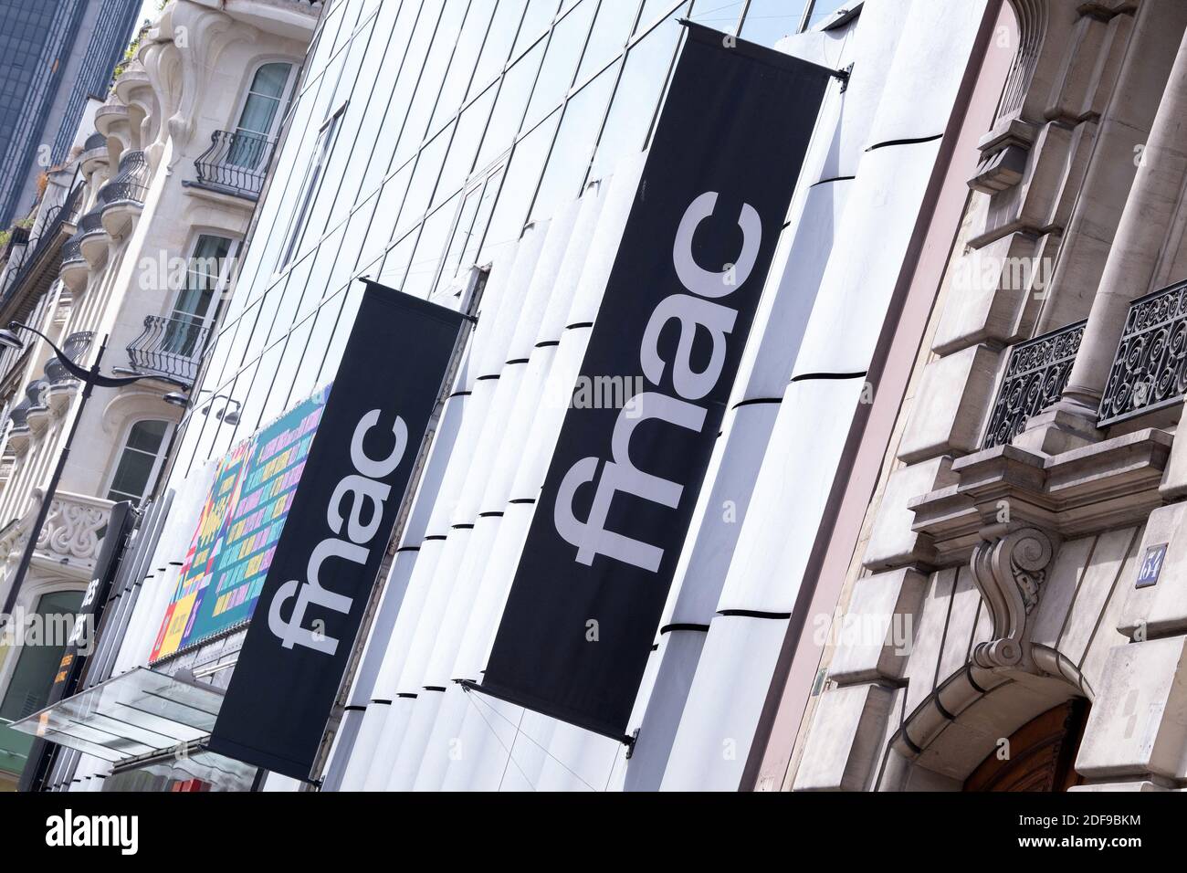A shop sign of Fnac on April 21, 2020 in Paris, France. Photo by David ...