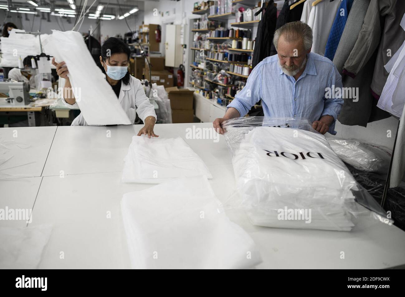 Lazar Cuckovic's workshop (Lazar Cuckovic Couture), normally ...