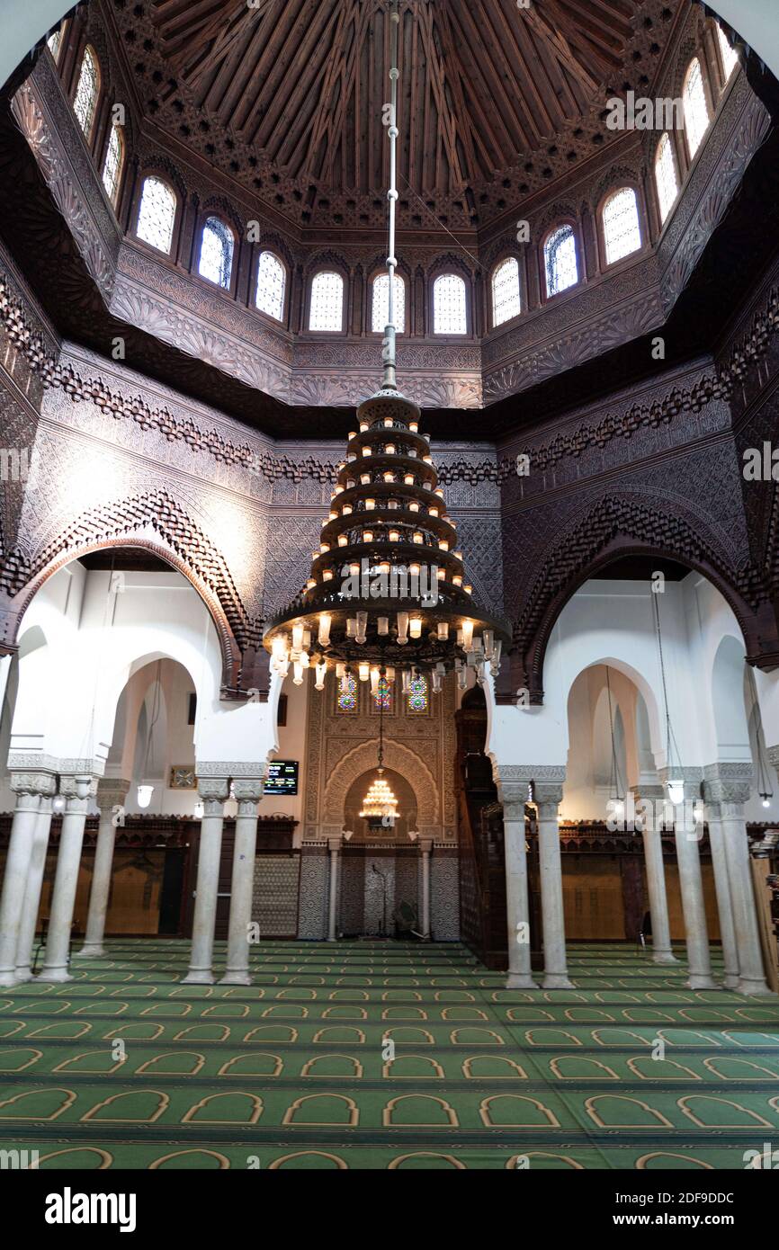of the Great Mosque of Paris. Paris, France, April 23, 2020 Stock Photo ...