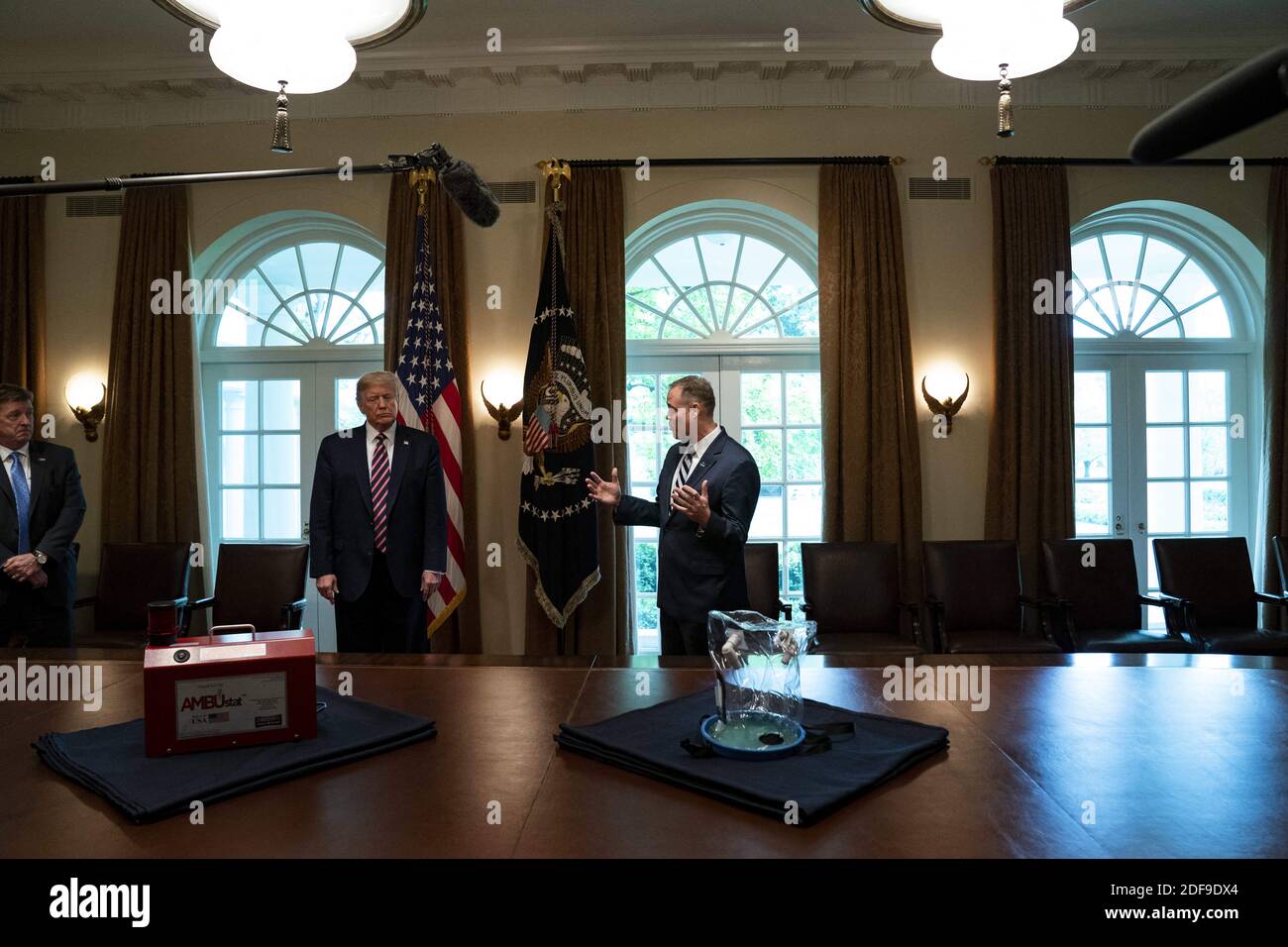 Jim Bridenstine, leads a presentation on NASA's COVID-19 response for ...