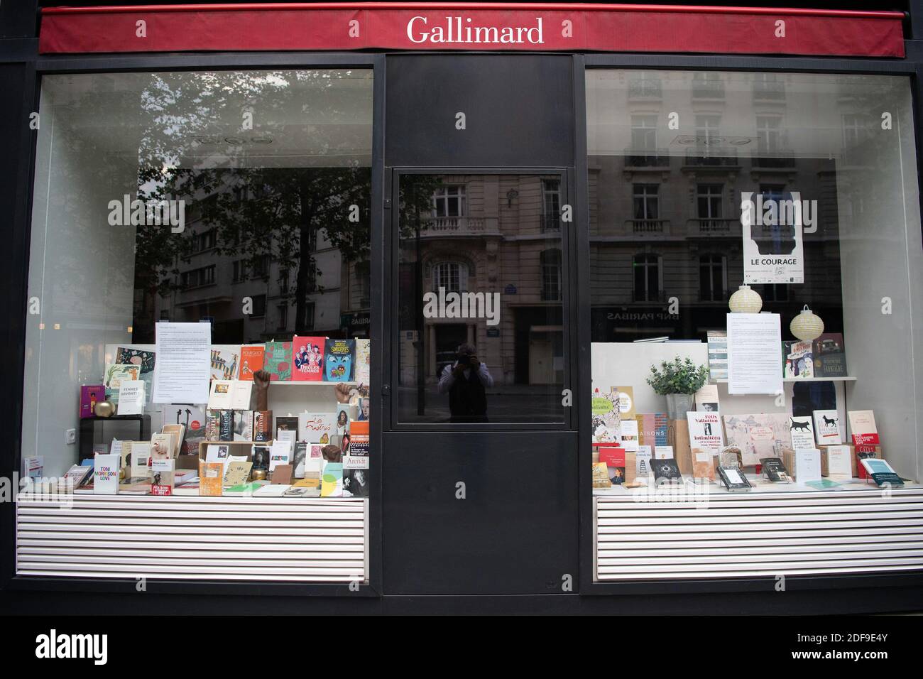 General view of Gallimard store on April 24, 2020 in Paris, France ...