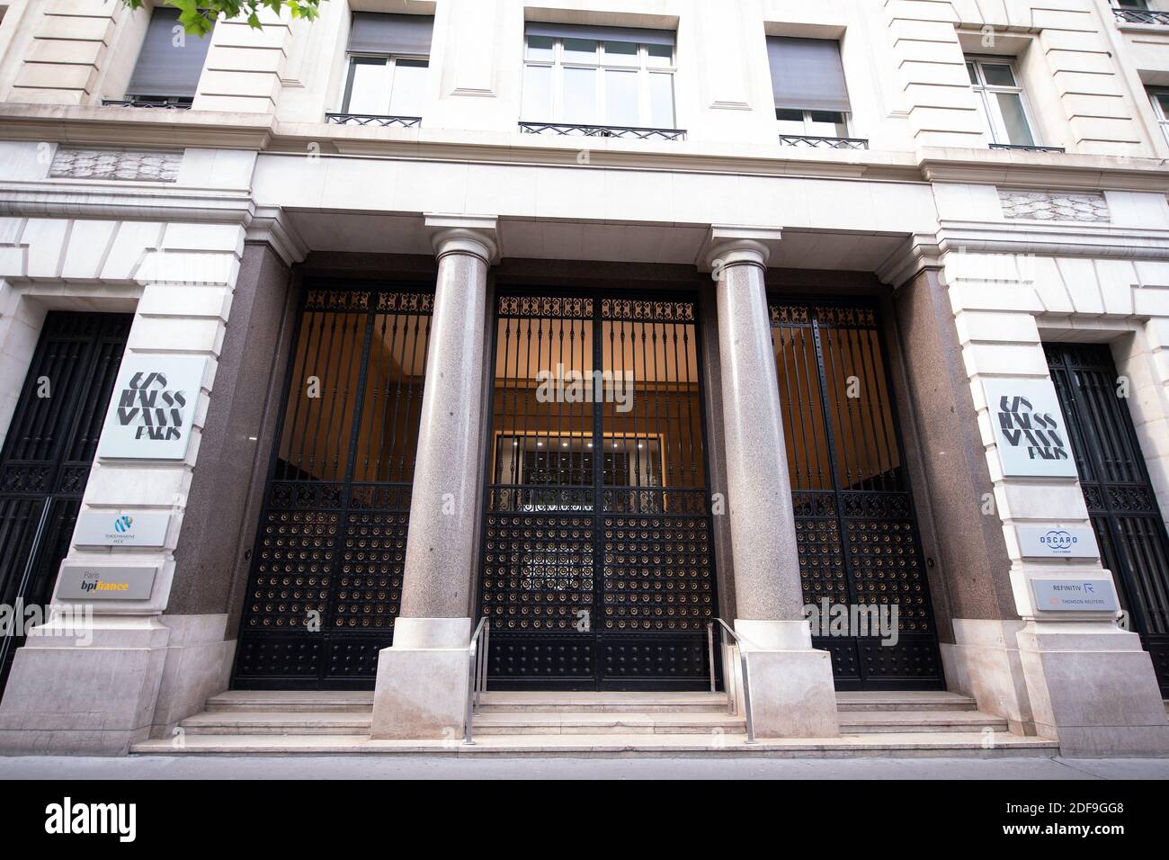 General view of the building of bpifrance on April 27, 2020 in Paris ...
