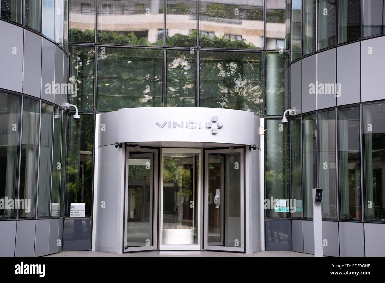 General view of Vinci building, on April 27, 2020 in Rueil-Maison ...