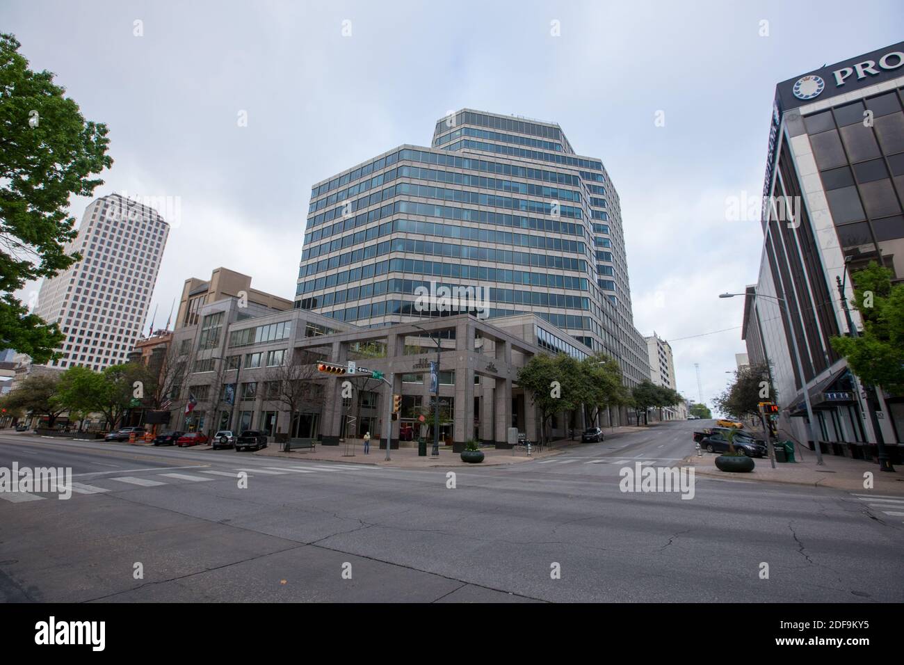 Spring, 2016 - Austin, Texas, USA - Central streets of Texas. Highway ...