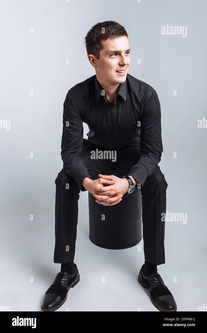 The guy in the Studio. The guy in the black suit. Handsome guy. High ...