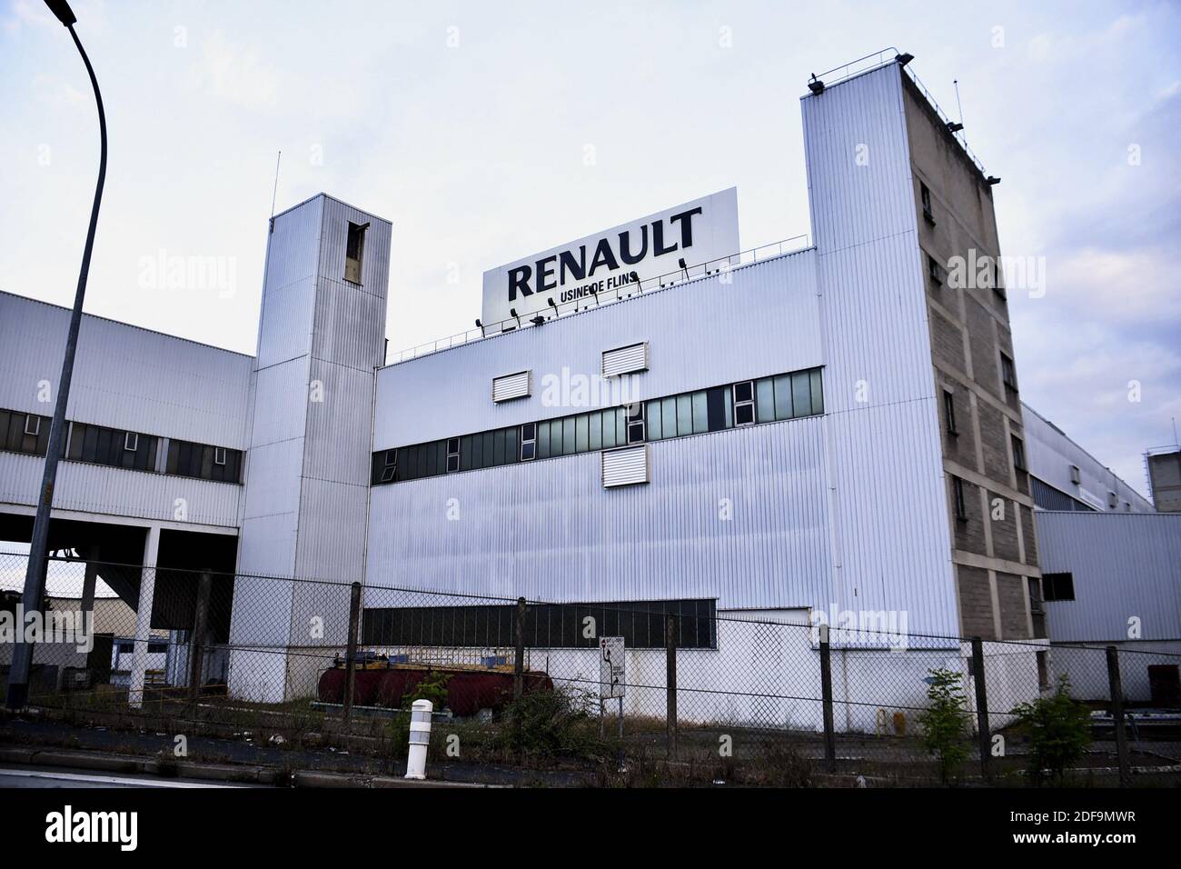 General view of the Renault plant in Flins-sur-Seine, France on May 4 ...