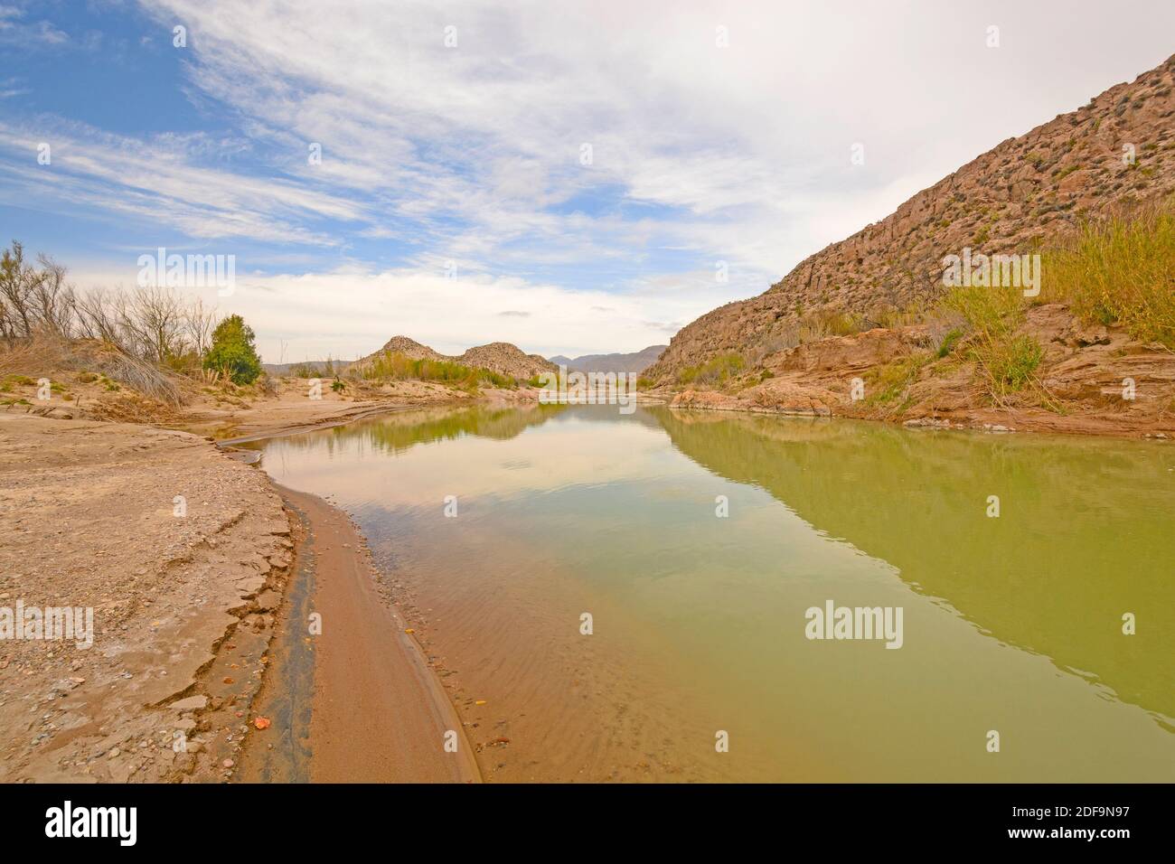 Early Morning on a the Rio Grande in Big Bend National Park in Texas ...
