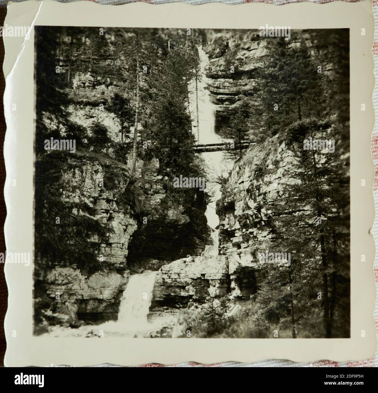 Historical Photo: Marienbruecke, Marien bridge at Neuschwanstein Castle ...