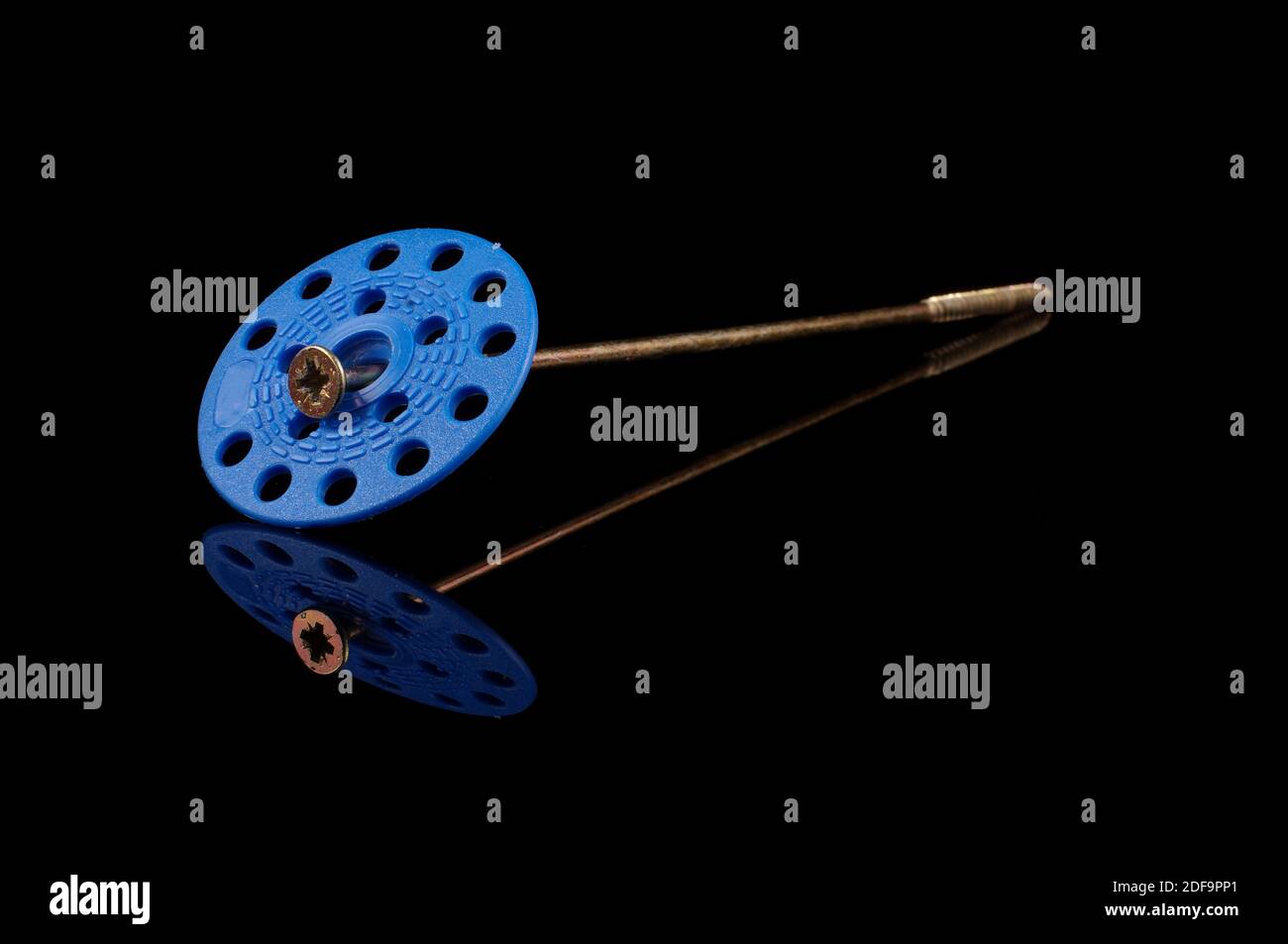 Blue plastic grip washer for thermal insulation fixing for house ...