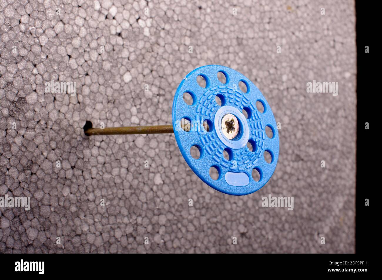 Blue plastic grip washer for thermal insulation fixing for house ...