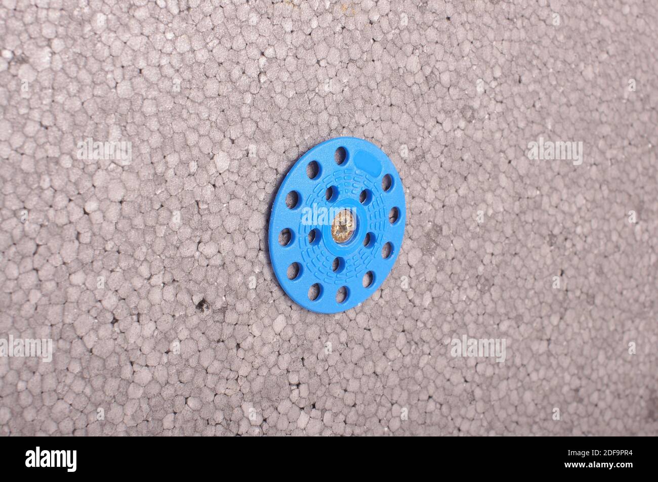 Blue plastic grip washer for thermal insulation fixing for house ...