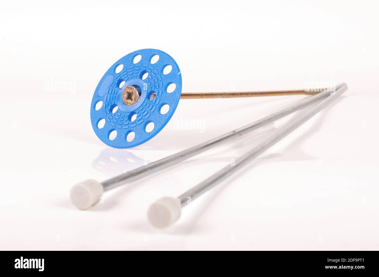 Blue plastic grip washer for thermal insulation fixing for house ...