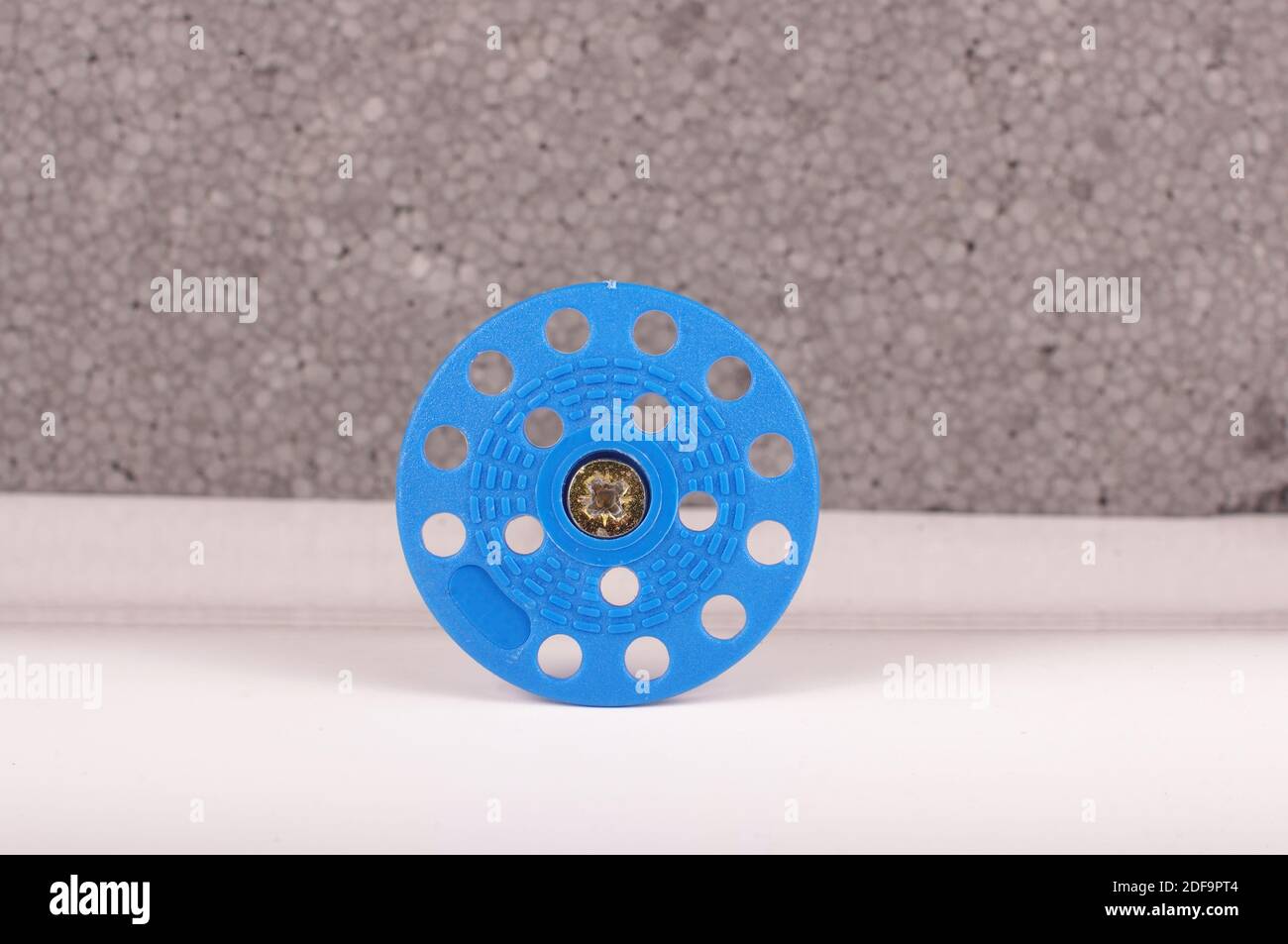 Blue plastic grip washer for thermal insulation fixing for house ...