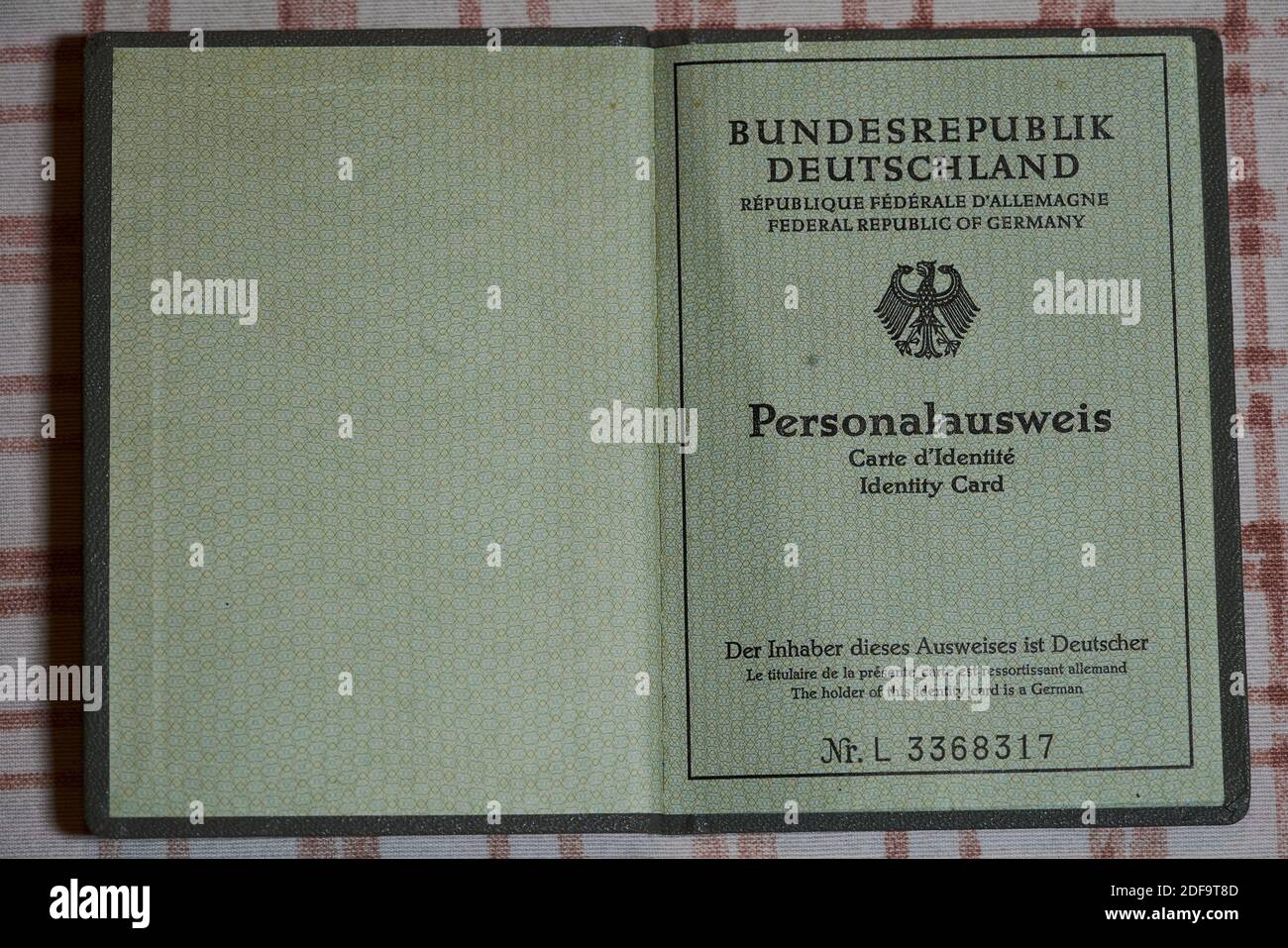 Historic id card hi-res stock photography and images - Alamy