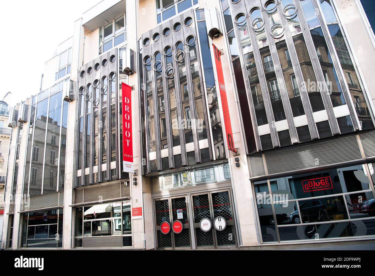 A general view of DROUOT building, on May 07, 2020 in Paris France ...