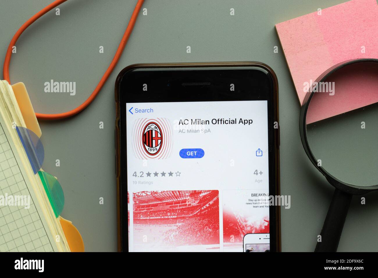 Logo ac milan hi-res stock photography and images - Alamy