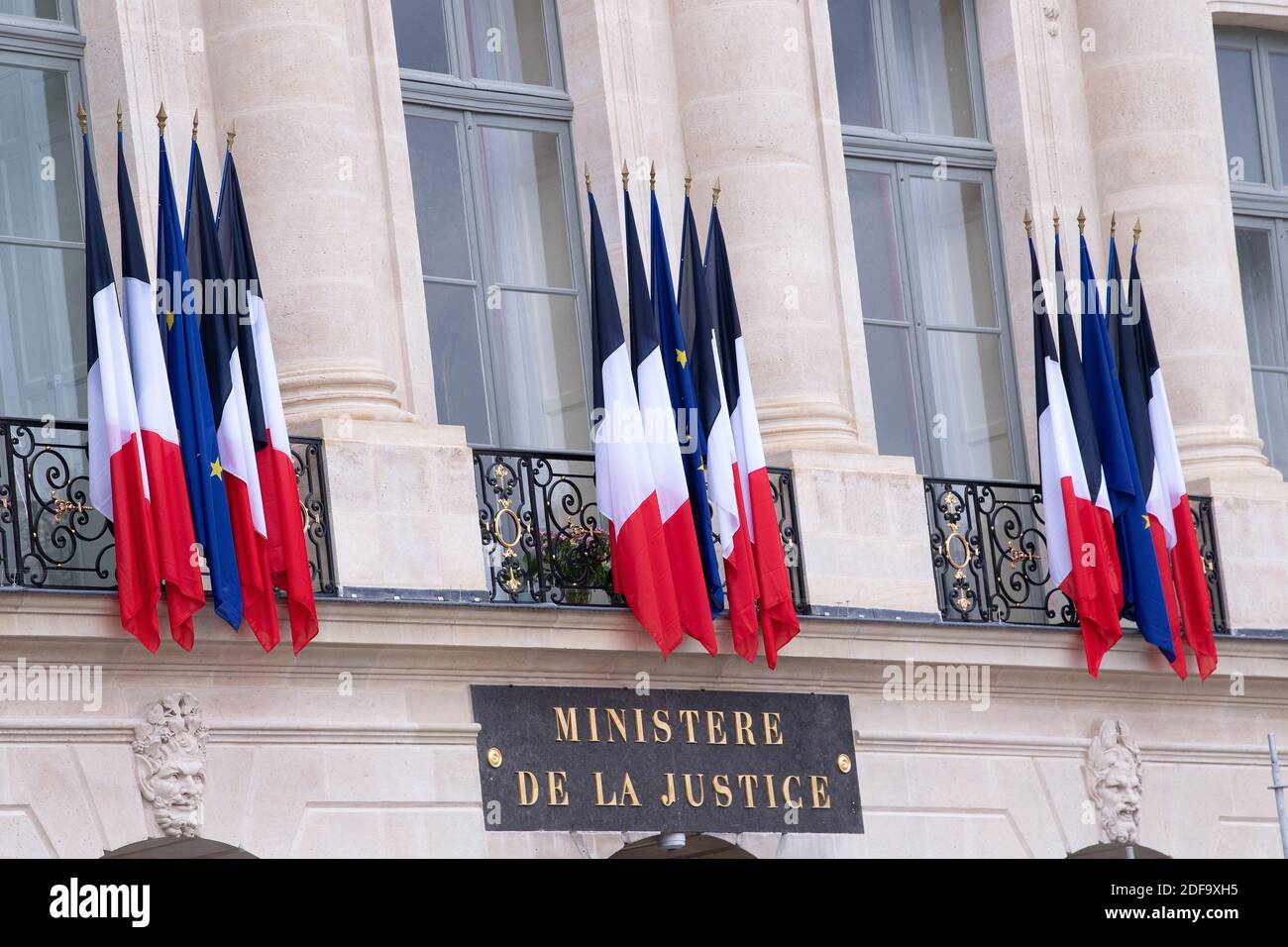 A general view of Ministry of Justice (Ministere de la Justice), on May ...