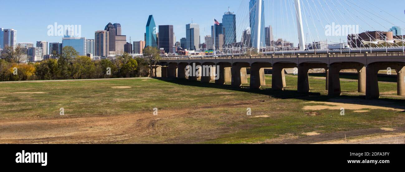 Margaret Hunt Bridge, Dallas, Texas Stock Photo - Alamy