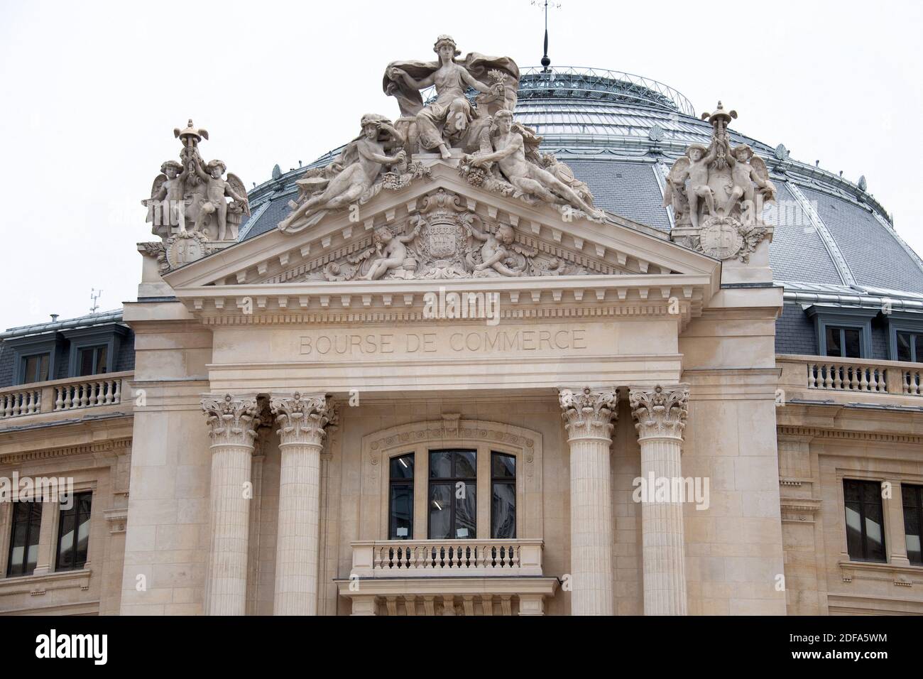 A general view of Bourse de Commerce, on May 16, 2020 in Paris, France ...
