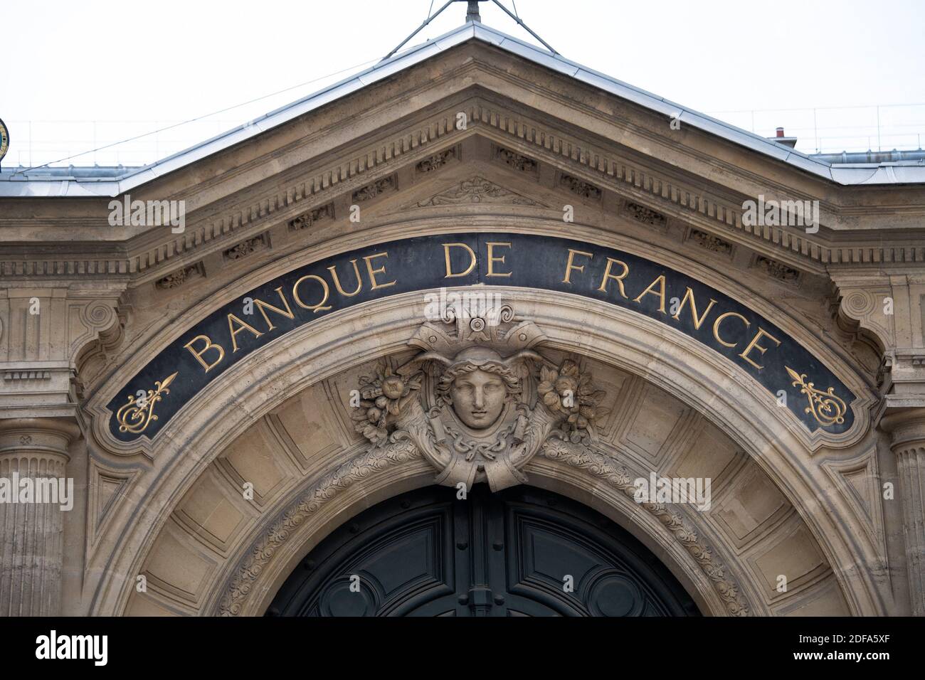 A general view of Banque de France building, on May 16, 2020 in Paris ...