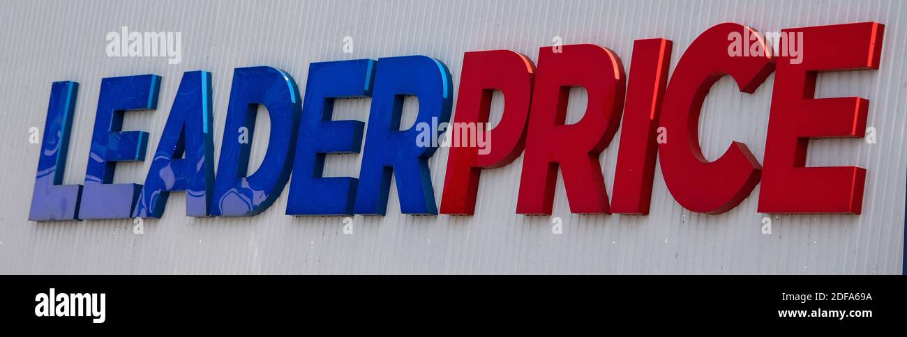 A general view of LEADER PRICE store, on May 18, 2020 in Bonneuil-sur ...