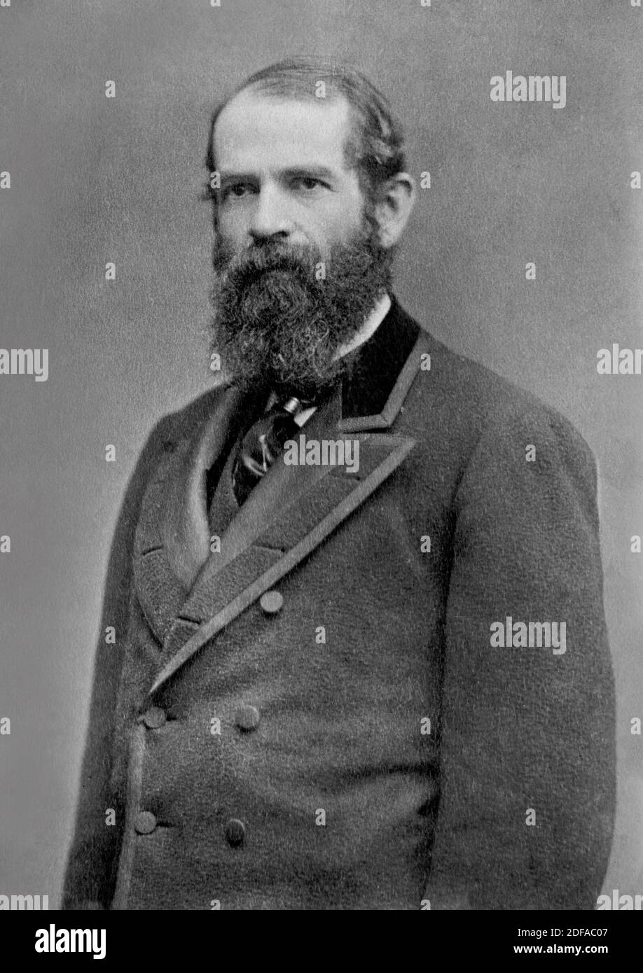 Jay Gould (1836-1892), American Railroad Magnate and Financier, and ...