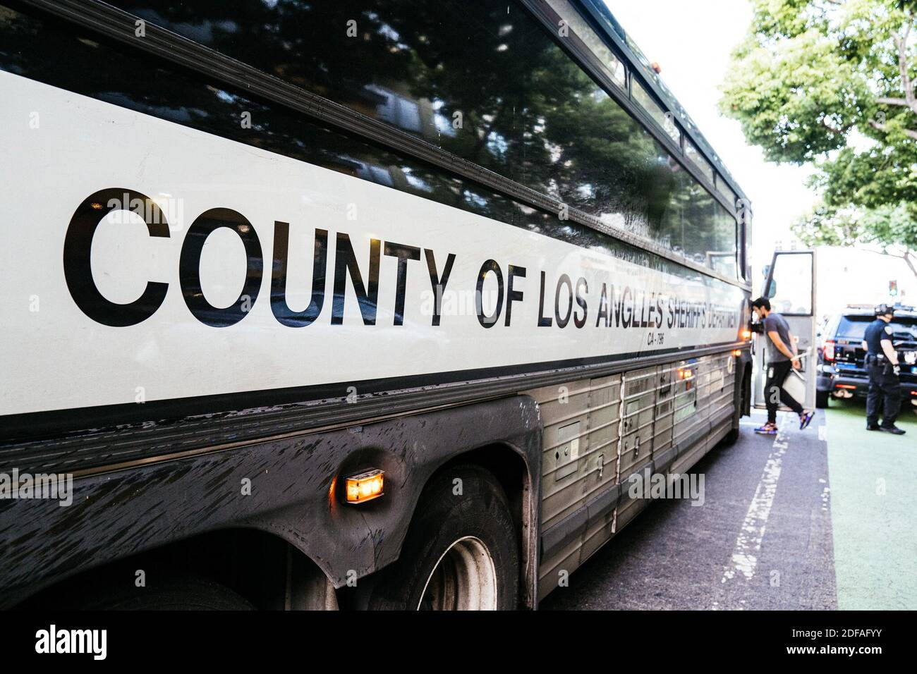 Protests in Los Angeles, CA, USA on May 31, 2020, turned violent ...