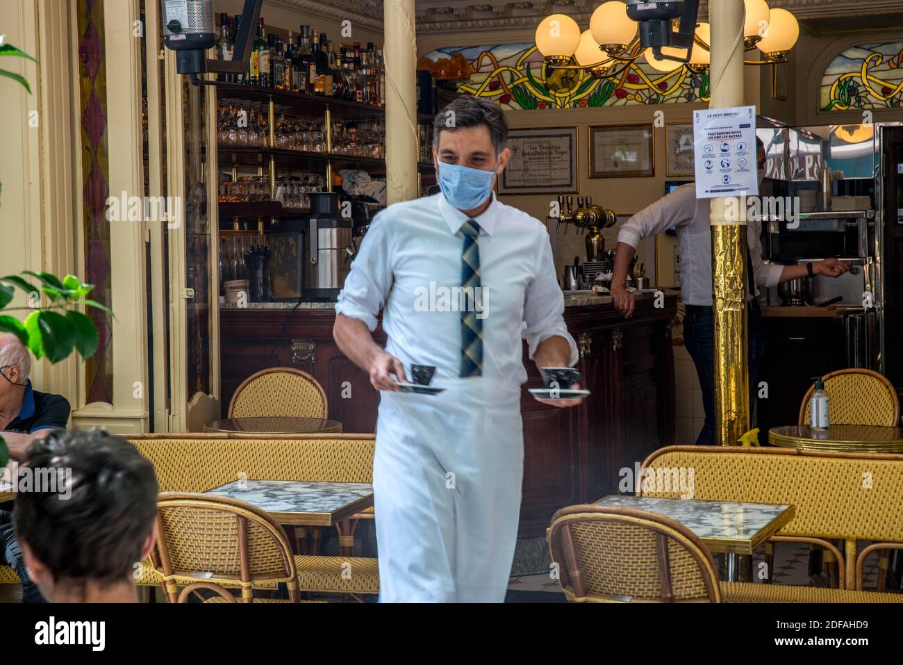 Terraces of restaurants and cafes to reopen in Paris, France, during ...