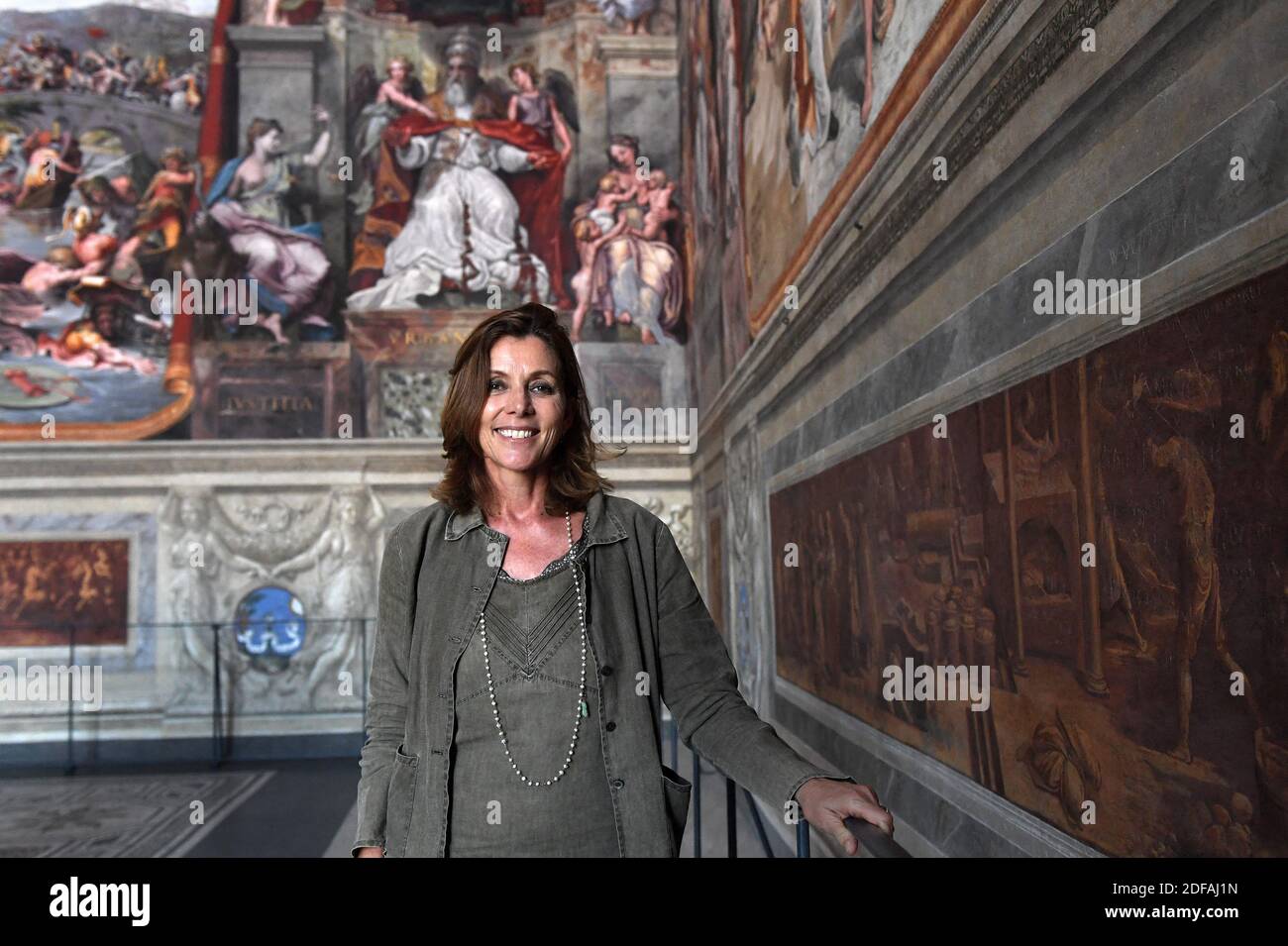 Barbara Jatta, first female director of the Vatican's museums poses in ...