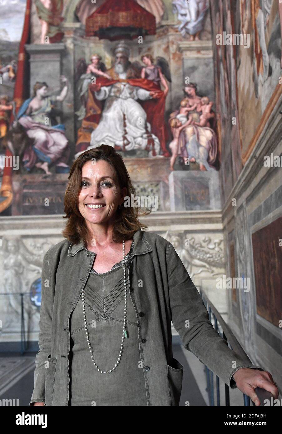 Barbara Jatta, first female director of the Vatican's museums poses in ...