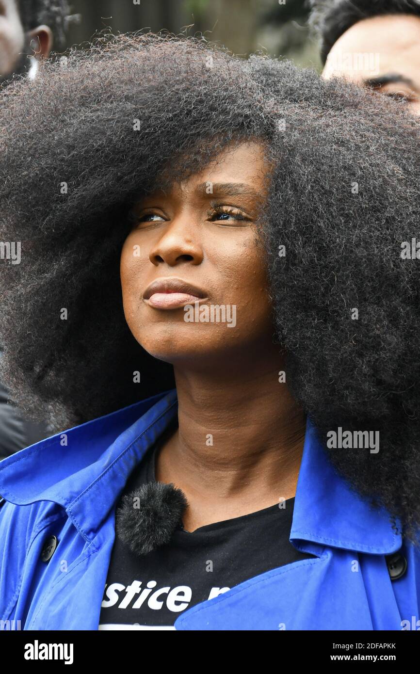 Assa Traore, the sister of Adama Traore, a black man who died in police ...