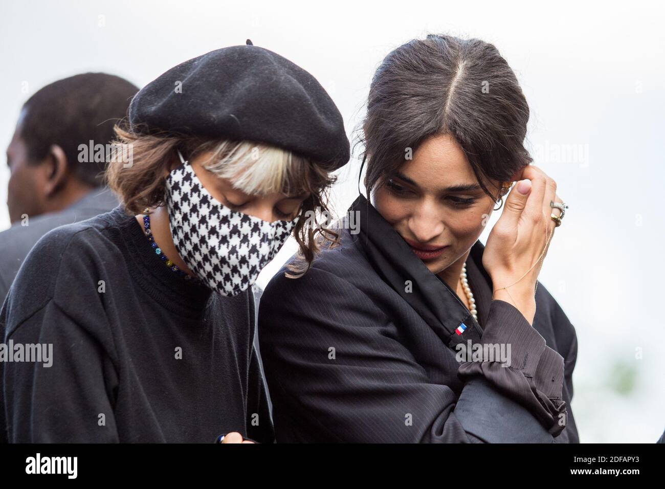 Singer Camelia Jordana and Claire Pommet dite Pomme - Tribute to George ...