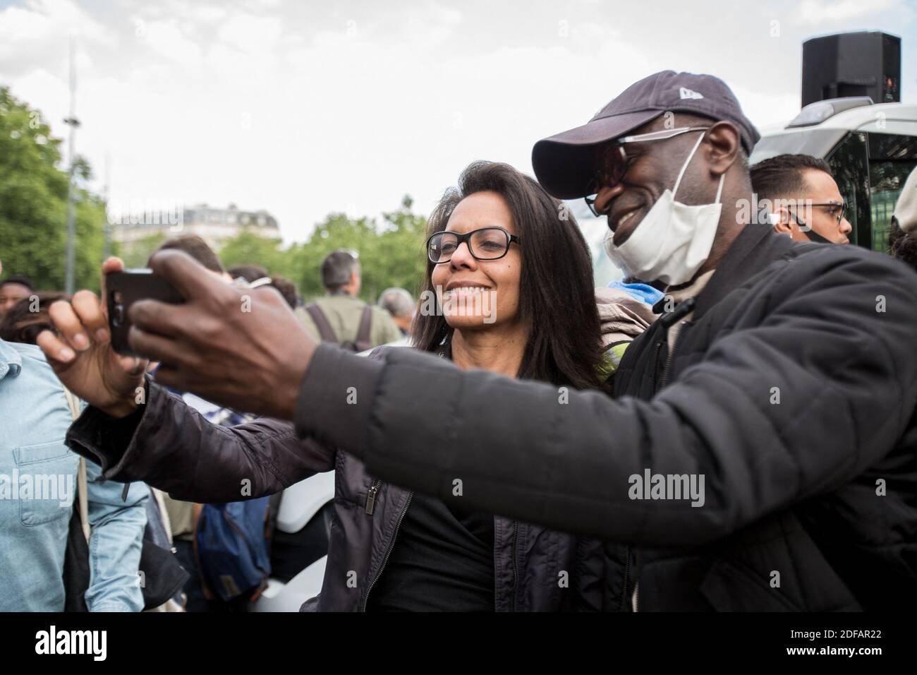 Audrey Pulvar - Tribute to George Floyd organized by SOS Racisme ...