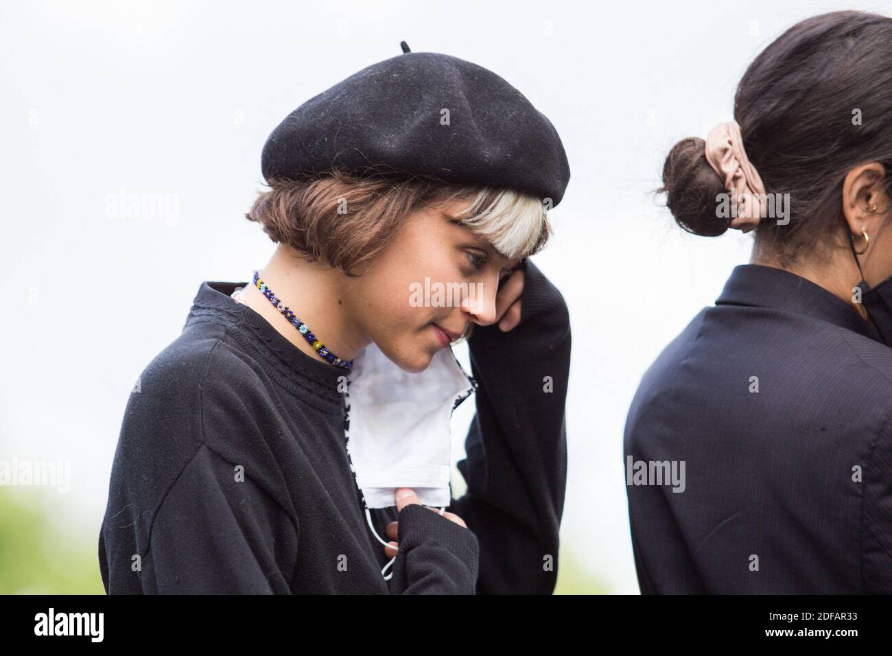 Claire Pommet dite Pomme - Tribute to George Floyd organized by SOS ...