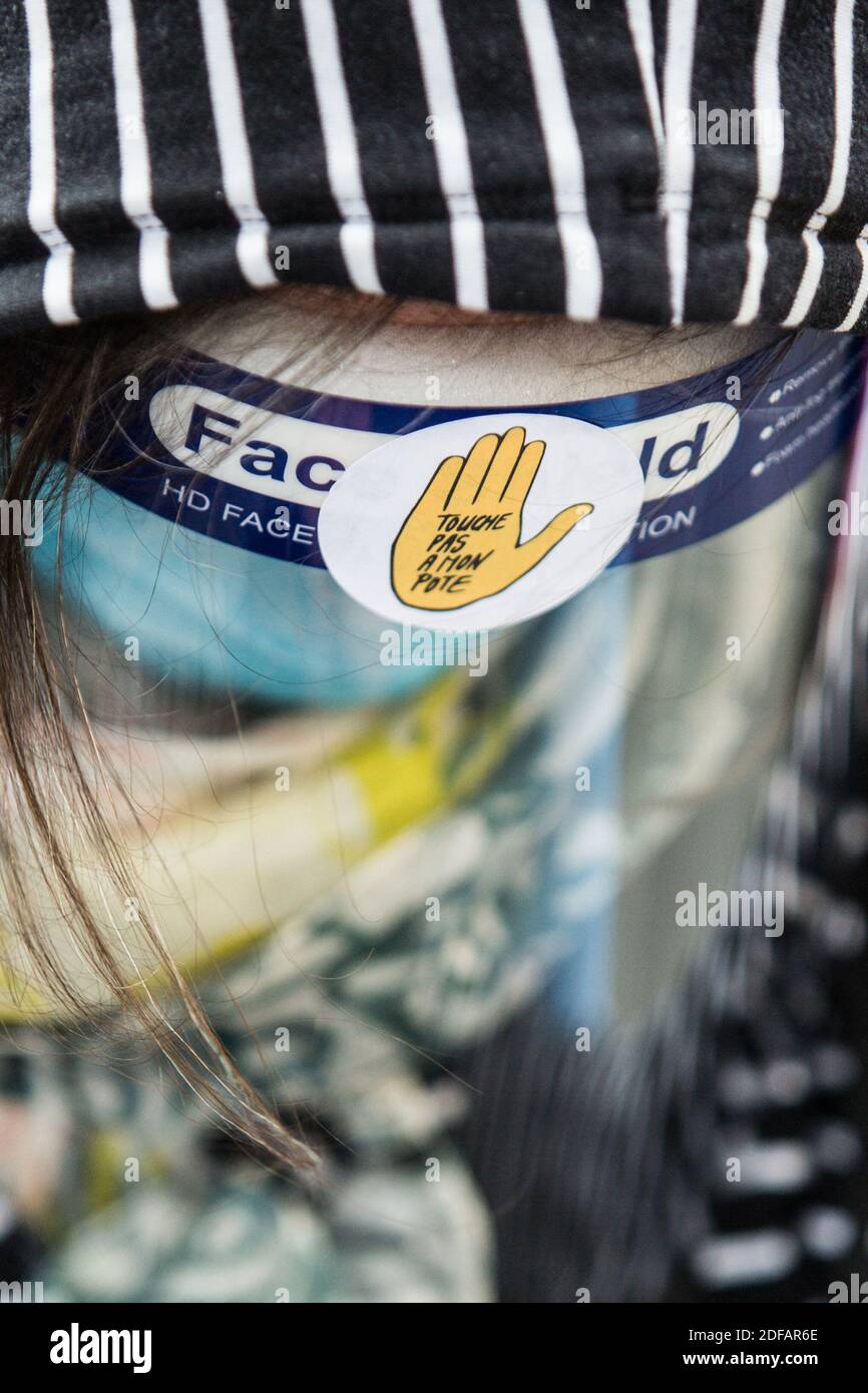 Tribute to George Floyd organized by SOS Racisme association, place de ...