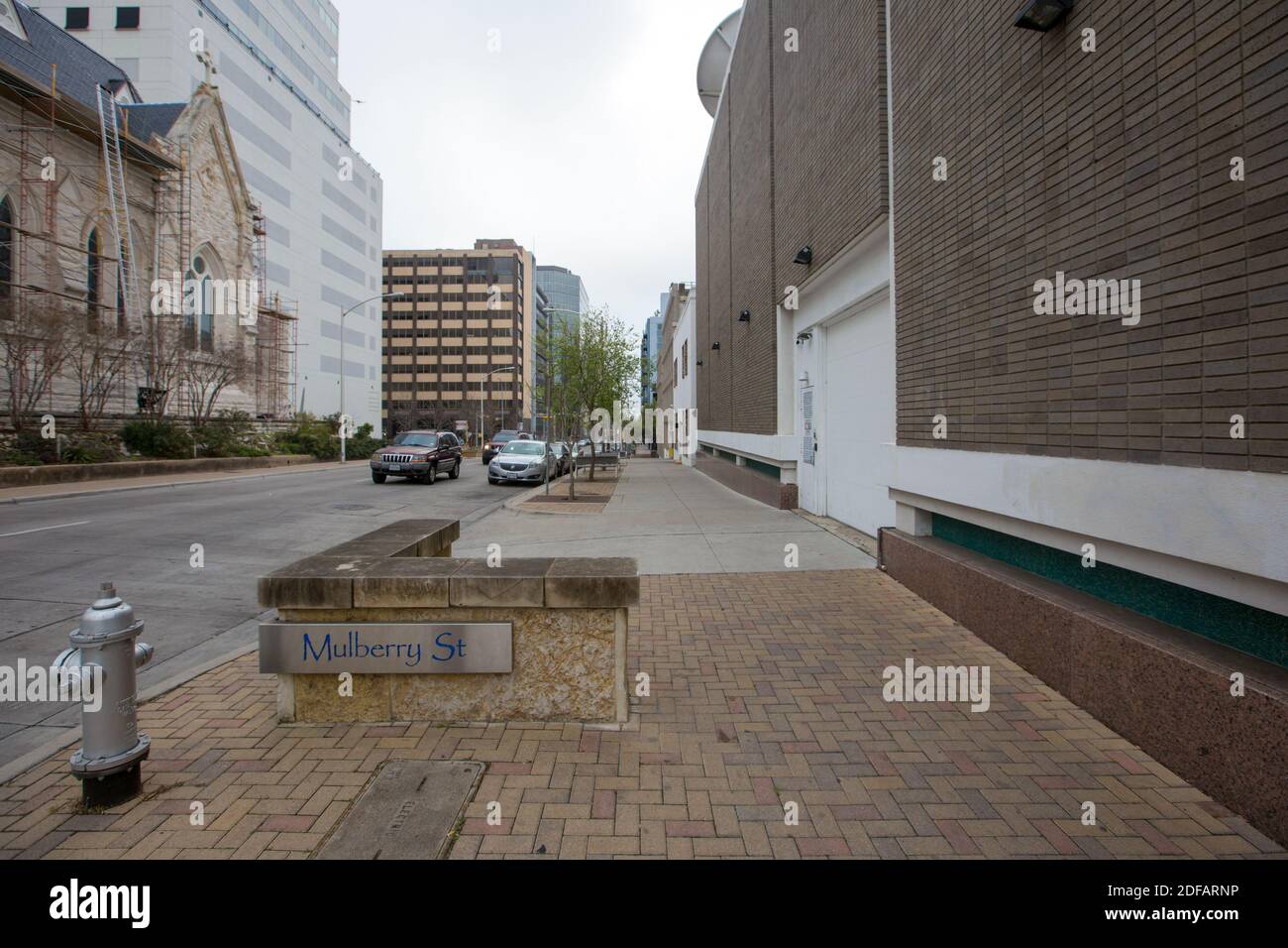 Spring, 2016 - Austin, Texas, USA - Austin Central Street in downtown ...