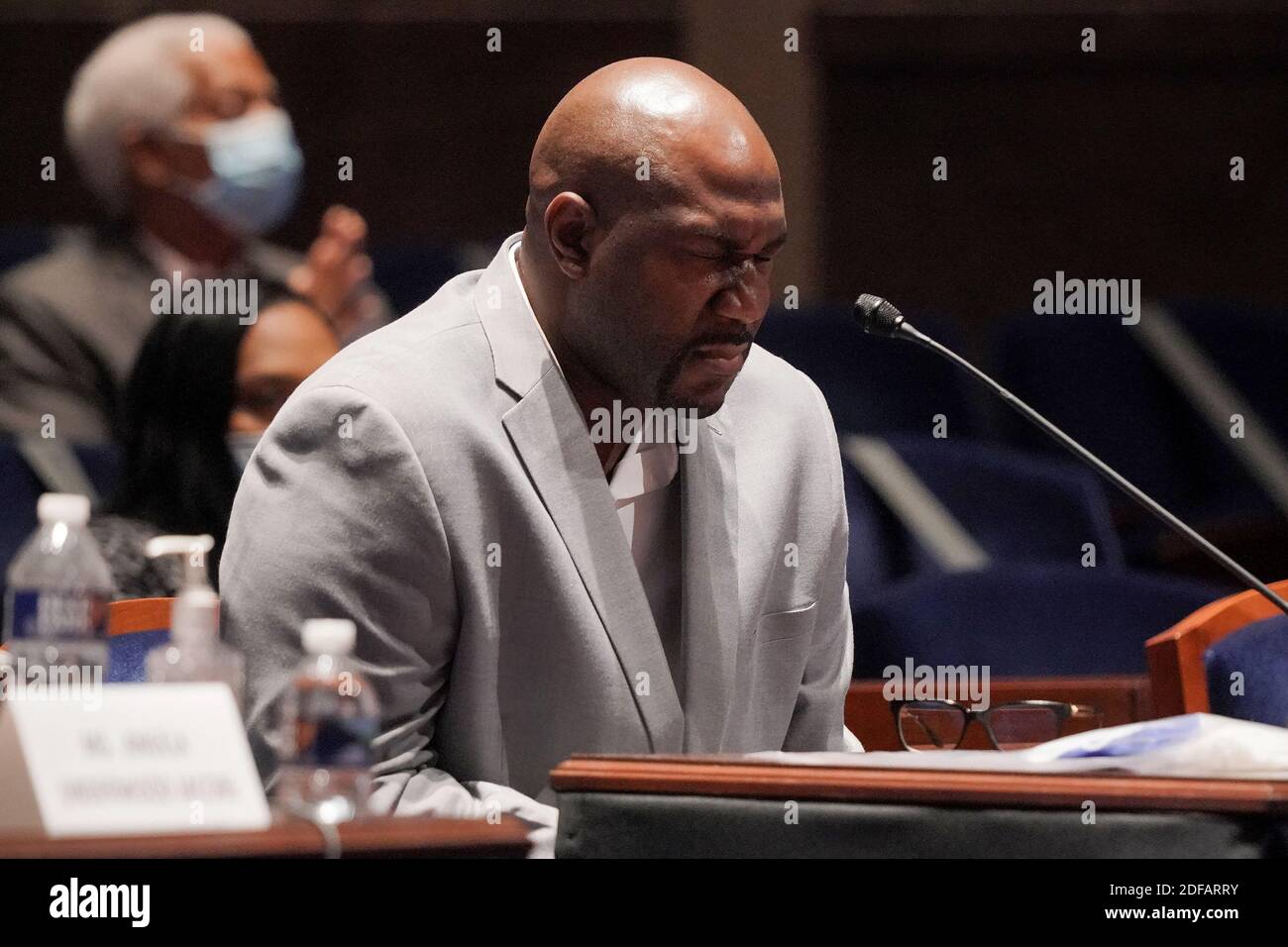Philonise Floyd, brother of George Floyd, gets emotional as he ...