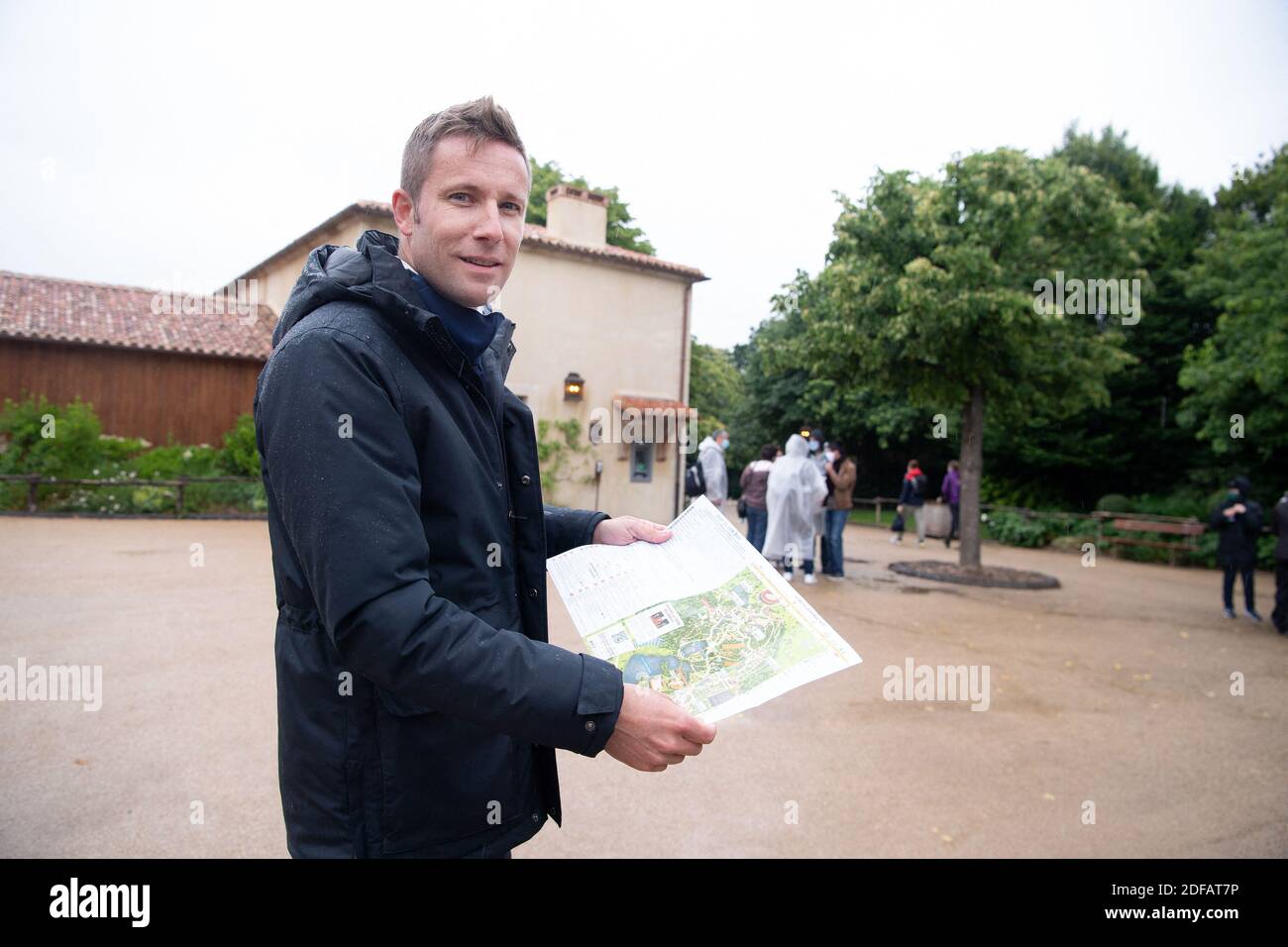 Nicolas de Villiers during the reopening of the park ‘Le Puy du Fou ...