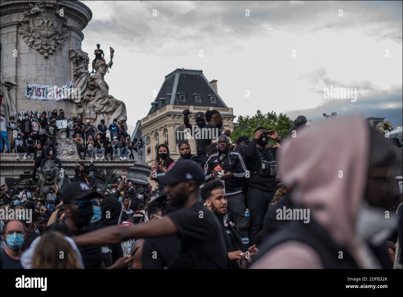 Rally as part of the 'Black Lives Matter' worldwide protests against ...