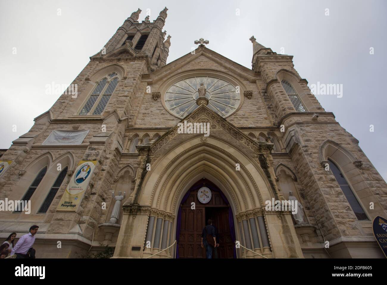 Spring, 2016 - Austin, Texas, USA - Central street of Austin, Texas ...