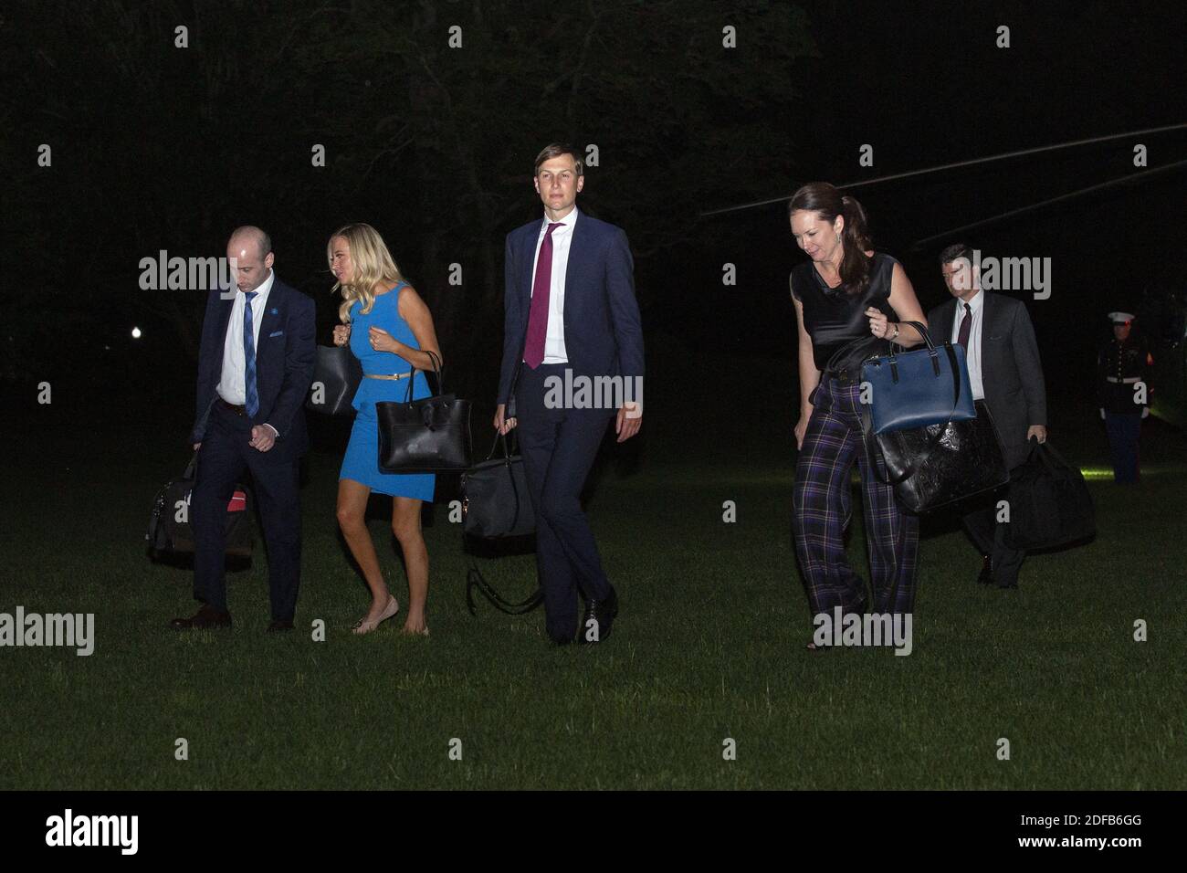 Stephen miller kayleigh mcenany hi-res stock photography and images - Alamy